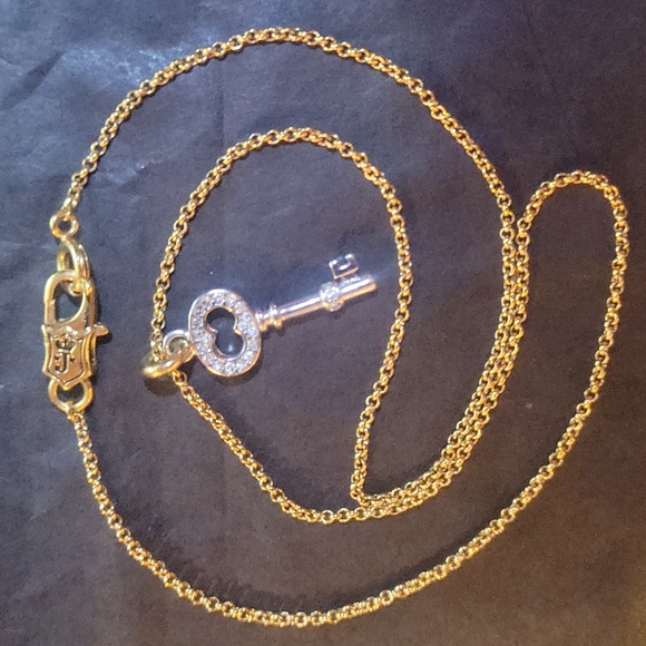 Juicy Couture | Jewelry | Vintage Pave Key Necklace By Juicy Courture ...